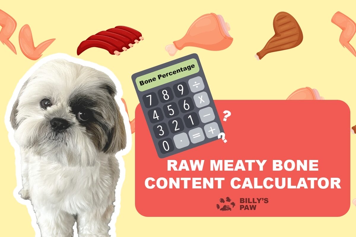 Raw Meaty Bone Content Calculator | Billy's Paw